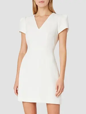 MILLY Cady Minidress - Ecru