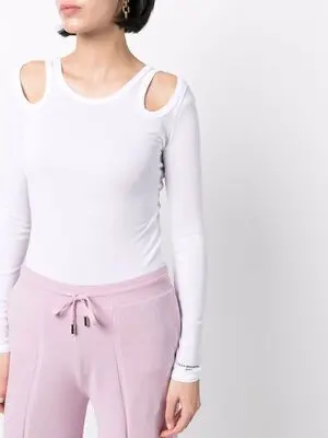 Stella McCartney Cut-out Long-sleeve Top