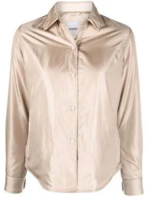 Aspesi Padded Shirt Jacket - Neutrals