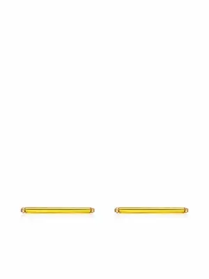BEATRIZ PALACIOS Neon Lemon Short Earrings - Yellow