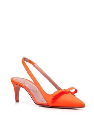 Red Valentino Sandie 60mm Slingback Pumps - Orange