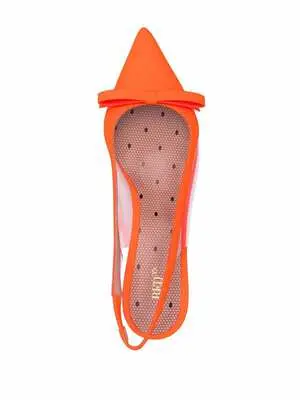 Red Valentino Sandie 60mm Slingback Pumps - Orange