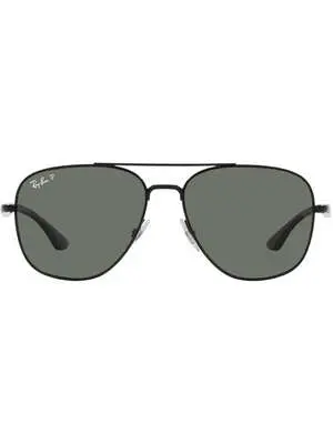Ray-ban Square-frame Aviator Sunglasses - Black