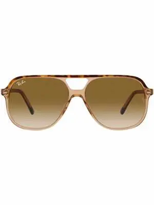 Ray-ban Bill Square-frame Aviator Sunglasses - Green