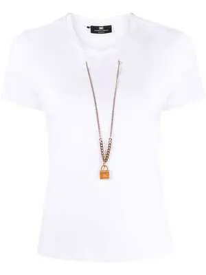 Elisabetta Franchi Chain-detail T-shirt