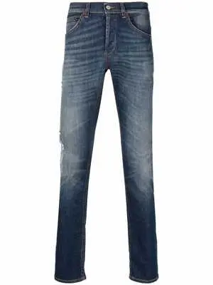 DONDUP Slim Cut Denim Jeans - Blue