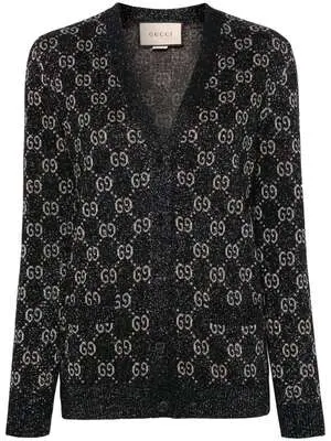 GUCCI Gg Jacquard-motif Cardigan