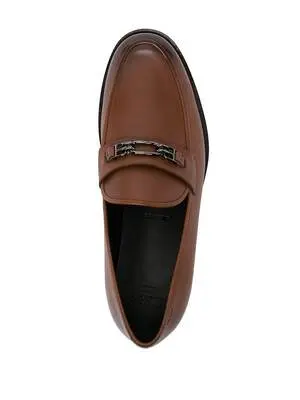 Bally Logo-plaque Leather Loafers