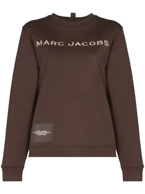 Marc Jacobs Embroidered Logo Cotton Sweatshirt