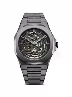 D1 MILANO Skeleton Bracelet 41.5mm - Grey