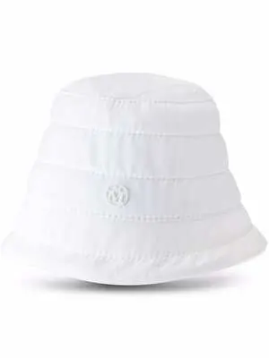 MAISON MICHEL Souna Bucket Hat - White