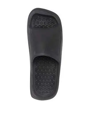 Heron Preston Square-toe Moulded Slides - Black