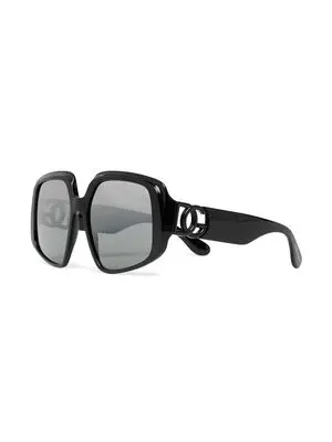 Dolce & Gabbana Dg Crossed Detachable-chain Sunglasses