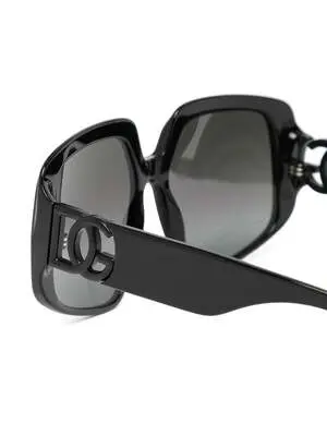 Dolce & Gabbana Dg Crossed Detachable-chain Sunglasses