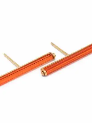 BEATRIZ PALACIOS Short Earrings - Orange