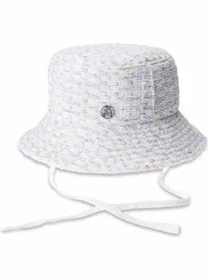 MAISON MICHEL Angele Woven Bucket Hat