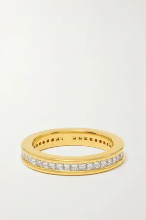 OCTAVIA ELIZABETH Net Sustain Ivy 18-karat Recycled Diamond Eternity Ring