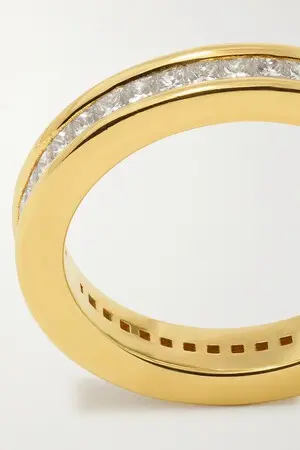 OCTAVIA ELIZABETH Net Sustain Ivy 18-karat Recycled Diamond Eternity Ring