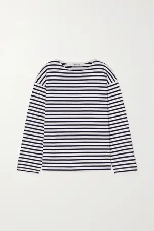 Matteau The Breton Striped Cotton-jersey Top