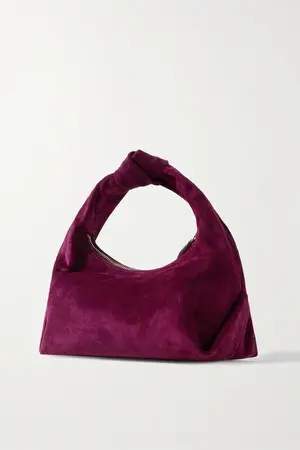 Khaite Beatrice Small Knotted Suede Tote