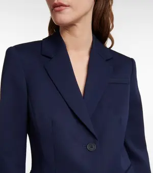 Altuzarra Fenice Virgin Wool Blazer - Blue