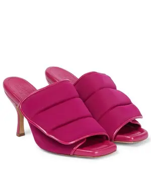 GIA BORGHINI Gia 4 Leather-trimmed Sandals
