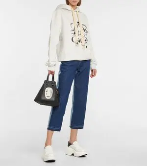 Loewe X Spirited Away Susuwatari Cotton Hoodie - Grey | Editorialist