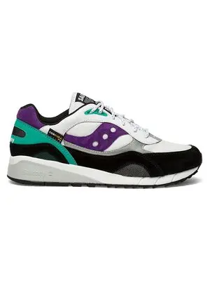 Saucony Men's Into The Void Shadow 6000 Suede Sneakers - White Teal  - White Teal
