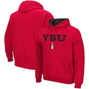 COLOSSEUM Youngstown State Penguins Arch And Logo Pullover Hoodie