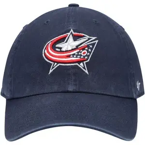 '47 Columbus Blue Jackets Team Clean Up Adjustable Hat - Navy