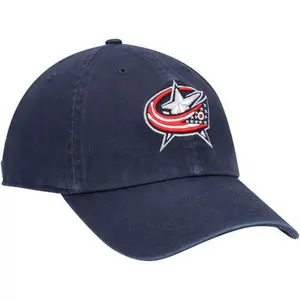 '47 Columbus Blue Jackets Team Clean Up Adjustable Hat - Navy