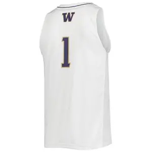 Adidas Washington Huskies Basketball Jersey - White