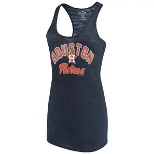 SOFT AS A GRAPE Houston Astros Multicount Racerback Tank Top - Navy