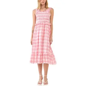 English Factory Checked Day Dresses