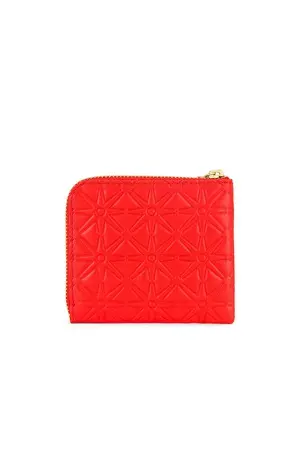 Comme Des Garçons Embossed Zip Wallet