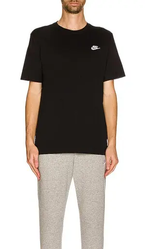Nike Nsw Club Tee - Black & White