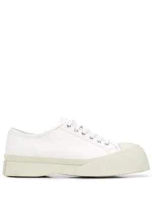 Marni Pablo Leather Flatform Sneakers