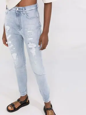Dolce & Gabbana Grace Distressed Skinny Jeans