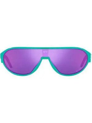 Oakley Cmdn Mask-frame Sunglasses - Blue