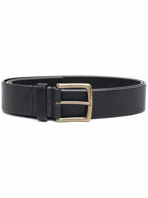 OFFICINE CREATIVE Grained Calf Leather Belt