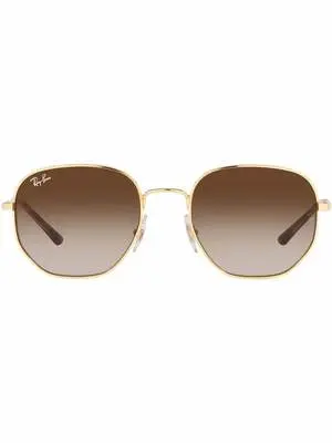 Ray-ban Geometric-frame Sunglasses - Brown