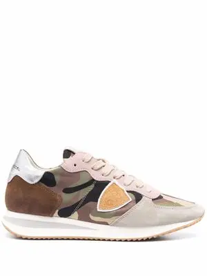 Philippe Model Trpx Camouflage-print Sneakers - Green