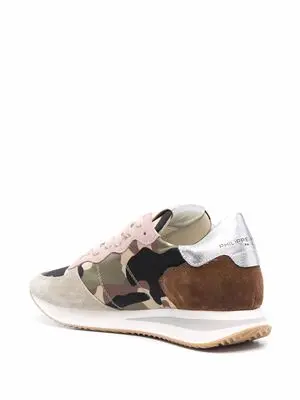 Philippe Model Trpx Camouflage-print Sneakers - Green