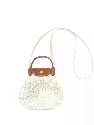 LONGCHAMP Le Pliage Filet Knitted Mesh Cross-Body Bag