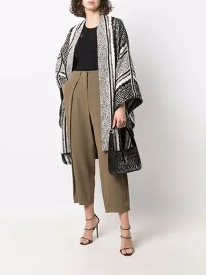 Balmain High-waisted Pleated Trousers