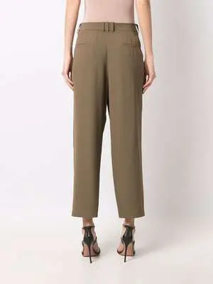 Balmain High-waisted Pleated Trousers