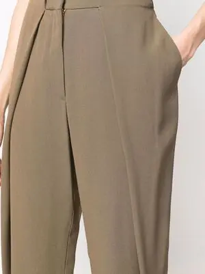 Balmain High-waisted Pleated Trousers
