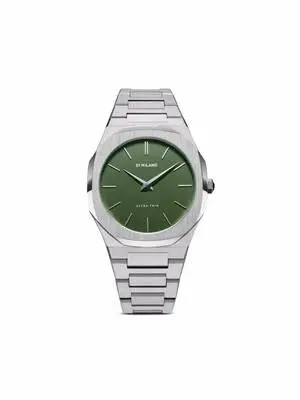 D1 MILANO Ultra Thin 40mm Bracelet Watch - Green