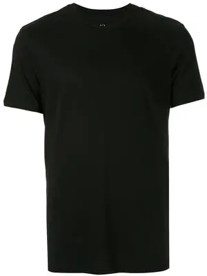 Armani Exchange Crew-neck Cotton T-shirt - Black