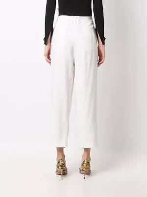Balmain Pleated High-waisted Trousers